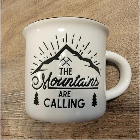 Crofton | Dining | The Mountains Are Calling 25oz Stoneware Mug From ...